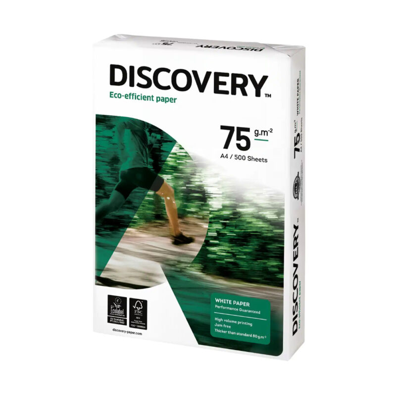 Discovery A4 Printer Paper 75gsm, 500 Sheets, A4 Size