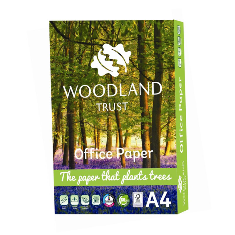 Woodland Trust A4 Office Paper 80gsm Ream - 500 Sheets - Office Point